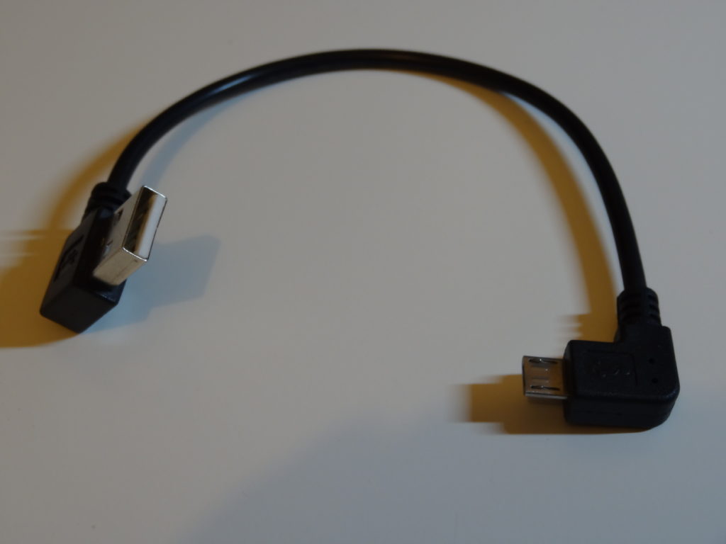 Mini-câble USB coudé : USB vers micro-USB - 77